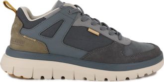 Palladium Unisex Pallaflex Lo Mix Sneaker, Blue Storm, 40 EU