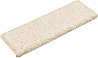 vidaXL Stufenmatten 30 Stk. 65x21x4 cm Wei&szlig; Rechteckiger Rand Vidaxl