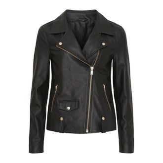 Notyz Notyz, Femme, Vestes, Noir, Taille: 38 FR Blouson motard