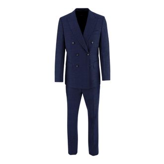 HUGO BOSS Anzug aus Stretch-Wolle - - Suits - Herren - Blau - M
