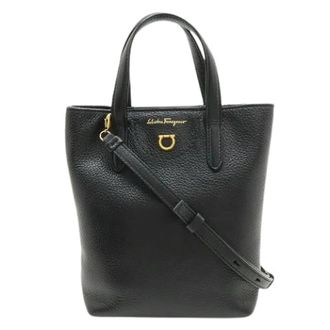 Ferragamo Pre-owned Leder 2way Bag - - Pre-owned - Damen - Schwarzk - ONE SIZE