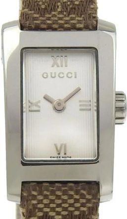 Gucci Montre bracelet Pre-owned 8600L - Femme - Pre-owned - Blanc - Taille: ONE Size
