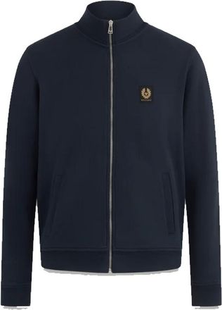 Belstaff Homme, Sweatshirts et sweats &agrave; capuche, Bleu, Taille: S Full Zip SweaT-shirt Cotton Fleece