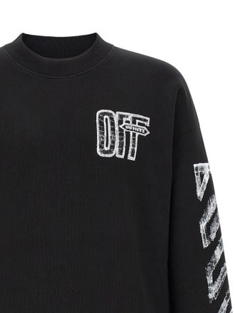 Off-white Motion Arrow Graphic Sweatshirt - Black