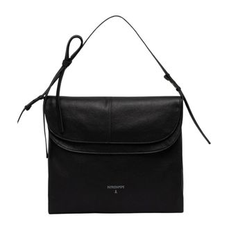Patrizia Pepe Femme, Sacs, Noir, Taille: ONE Size Sac port&eacute; &eacute;paule &agrave; rabat