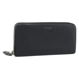 Saint Laurent Portefeuille Long Pre-owned - Femme - Pre-owned - Noir - Taille: ONE Size