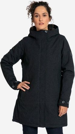 ELKLINE Winterjacke Schnieke wasserdicht in Wolloptik mit 2-Wege-Rei&szlig;verschluss