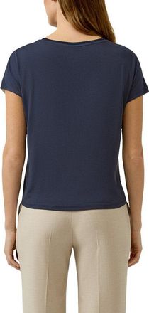 s.Oliver Black Label Rundhalsshirt mit grafischem Muster