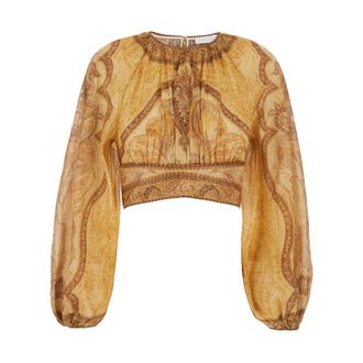 Zimmermann Femme, Blouses et Chemises, Multicolore, Taille: 40 FR Wanderlust Bodice