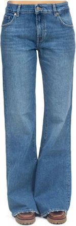 7 For All Mankind Femme, Jeans, Bleu, Taille: W26 Jeans A Zampa Vita Alta