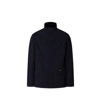 Fa&ccedil;onnable Blouson &agrave; col montant en coton