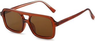 Generic Lunettes De Soleil D&eacute;coratives For Hommes Et Femmes, Id&eacute;ales For La Conduite, Les Loisirs Plein Air Sports(Orange)