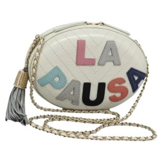 Chanel Sac bandouli&egrave;re vintage Pre-owned - Femme - Pre-owned - Blanc - Taille: ONE Size
