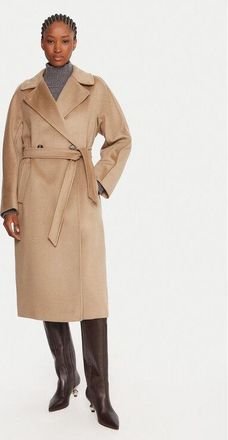 Max Mara Wollmantel Resina 2525016102 Beige Regular Fit