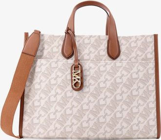 Michael Kors Gigi covered canvas handbag with empire logo print - MICHAEL KORS - gender_Woman