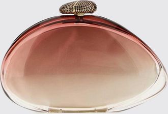Benedetta Bruzziches Ariel Asymmetrische Clutch aus rosa Methacrylat