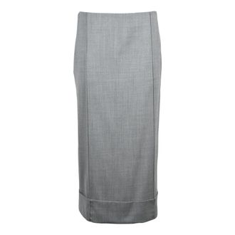 PESERICO Longuette Rock - - Skirts - Damen - Grau - XS