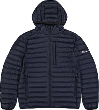 Champion Herren Legacy-Outdoor Light Hooded Jacket Jacke, Blau (BS501), M