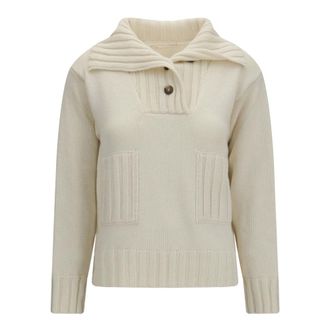 adidas by Stella McCartney Pull en maille c&ocirc;tel&eacute;e Ella par Adidas by Stella McCartney - Femme - Sport - Blanc - Taille: 38 FR