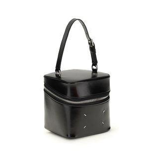 Maison Margiela Womens Black Calf Leather Bos Taurus Backet Bag