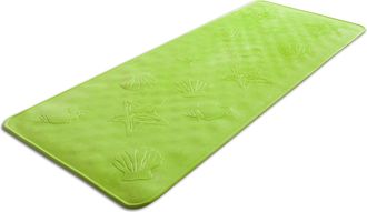 Floordirekt Badewanneneinlagen | Wanneneinlagen | Badewannenmatten | Duscheinlagen | Matten für das Bad | Große Auswahl (Frida (grün), 74 x 34 cm)