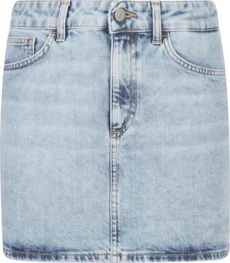 Dondup Femme, Jupes, Bleu, Taille: W27 Denim Skirt