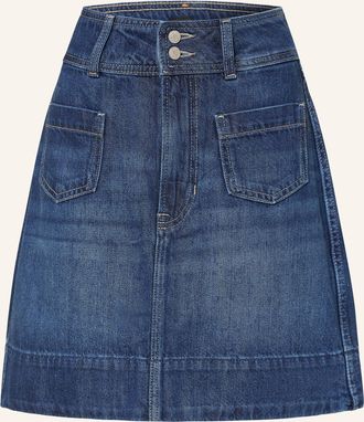 HUGO BOSS Jeansrock Mini Skirt 1.0 blau