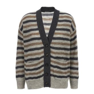 Brunello Cucinelli Damen, Strickwaren, Mehrfarbig, 2XSGr&ouml;&szlig;e