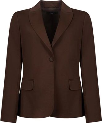 Max Mara Femme, Vestes, Brun, Taille: 38 FR Blazer