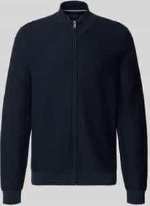 Olymp Level 5 Regular Fit Cardigan mit Stehkragen