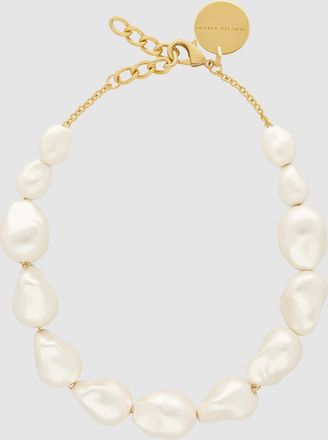 Vanessa Baroni Collier Big Organic Pearl Short Perle