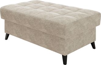 Mirjan24 Moderner Polsterhocker Kaspro, Sofahocker, Sitzhocker, Sitzbank Hocker Fu&szlig;bank Pouf Farbauswahl (Nazar 225.02)