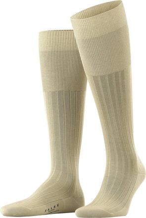 Falke Herren Kniestrümpfe Milano M Kh Baumwolle lang einfarbig 1 Paar, Beige Sand 4320, 41-42