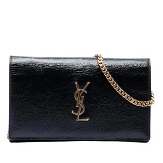 Saint Laurent Pre-owned Kate Wallet on Chain - Femme - Pre-owned - Noir - Taille: ONE Size