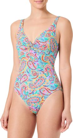 Livia Monte-Carlo Damen Nancie Praslin Badeanzug, türkis, 40