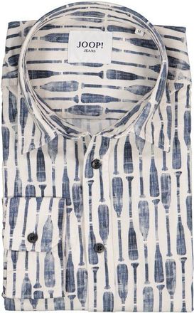 Joop Herren Hemd blau Baumwolle