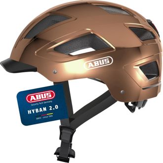 ABUS Unisex, Fahrradhelm, Bronze (Chrome Rose), M (52-58 cm)