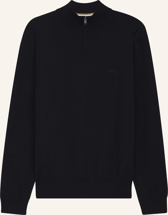 HUGO BOSS Pullover Padro-L Regular Fit blau