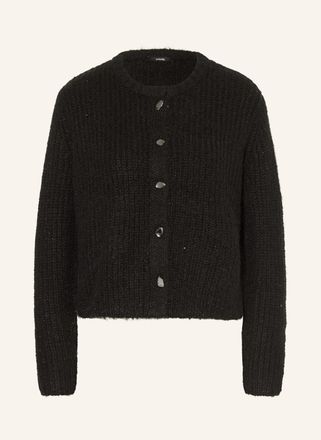 someday Someday Strickjacke Tiah Mit Glitzergarn schwarz