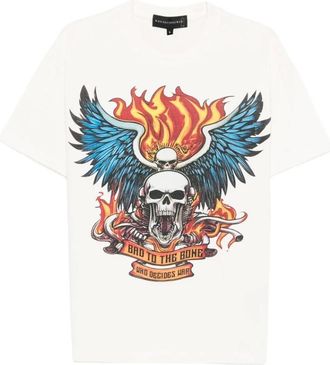 Who Decides War by Ev Bravado Homme, Tops, Blanc, Taille: 2XL BAD TO Bone Cloud Sweater