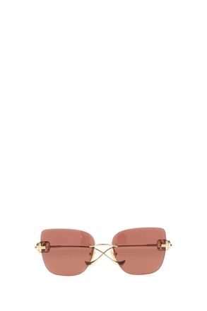 Valentino Garavani Womens Sunglass Gold Metal Sunglasses