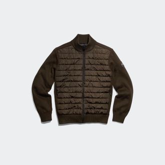 Canada Goose HyBridge Strickjacke Tonal Label (M&auml;nnlich, Terra, M)