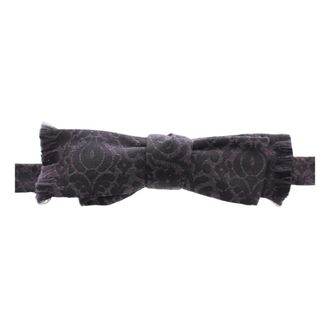 Dolce & Gabbana Barock Paisley Fliege - - Accessories - Herren - Grau - ONE SIZE