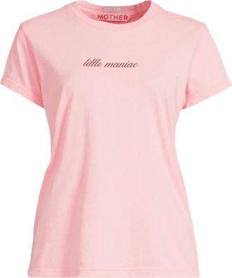 Mother Boxy Goodie Goodie Tee - - Tops - Damen - Rosa - L