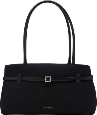 Manu Atelier Femme, Sacs, Noir, Taille: ONE Size East West Le Cambon