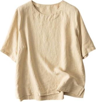 Generic Tunique d&eacute;contract&eacute;e en dentelle boh&egrave;me pour femme - Style boh&egrave;me - Broderie graphique florale - 2025 - Chemisier indien &agrave; volants sur le devant pour 