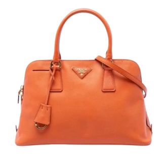 Prada Pre-owned Promenade Satchel - Femme - Pre-owned - Orange - Taille: ONE Size