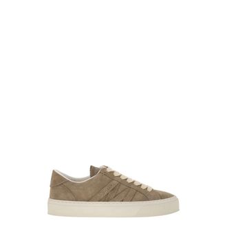 Moncler Femme, Chaussures, Beige, Taille: 39 EU Monaco M Lace-Up Low Baskets