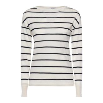 Max Mara Femme, Pulls, Beige, Taille: 42 FR Pull ray&eacute;