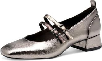 Tamaris Escarpins pour Femme avec Sangle 1-22318-43 Escarpins en étain, 41 EU, Pewter Comb, 41 EU